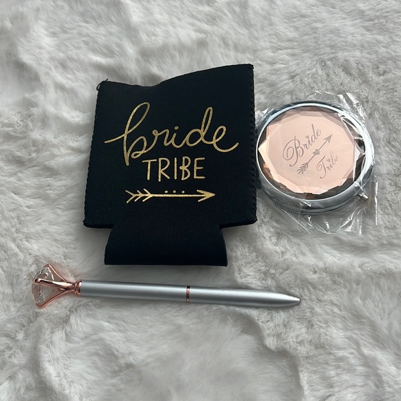 Other | Bride Tribe Gifts Pen Compact And Koozie | Poshmark